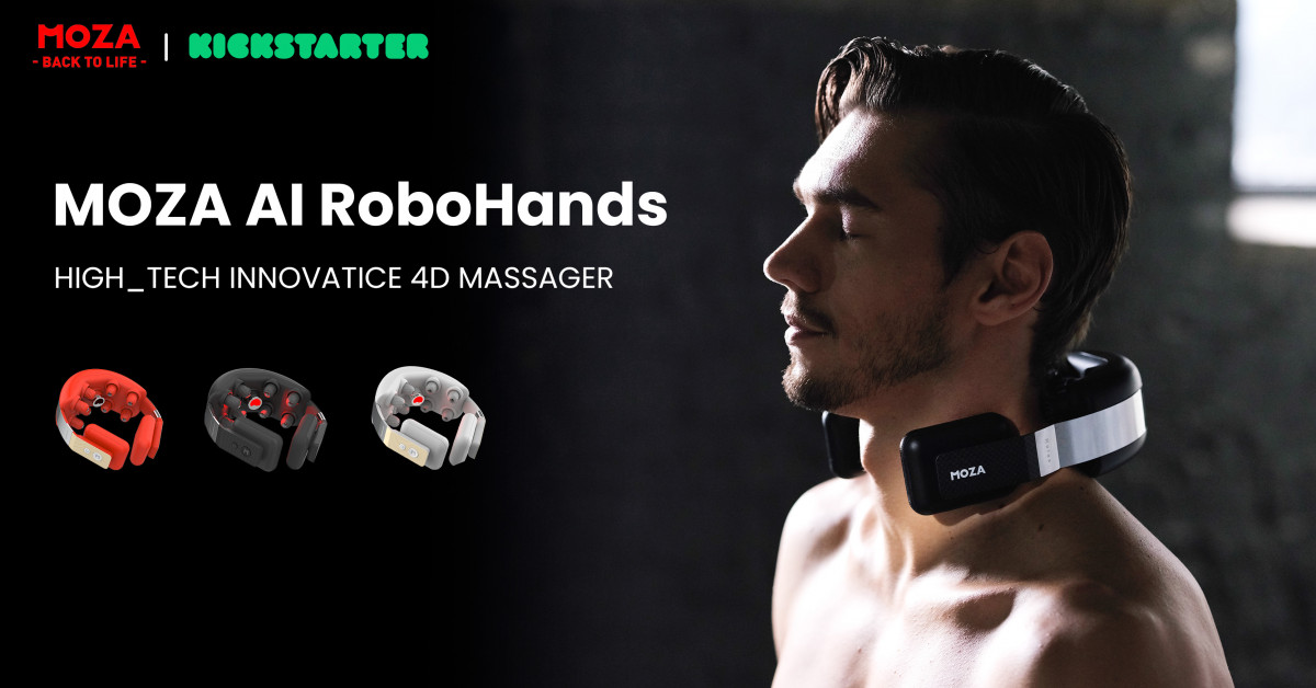 MOZA AI RoboHands: The High-Tech Innovative 4D Massager Launching on Kickstarter | Newswire