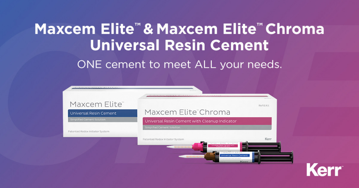 Maxcem Elite™ and Maxcem Elite™ Chroma Universal Resin Cements ...