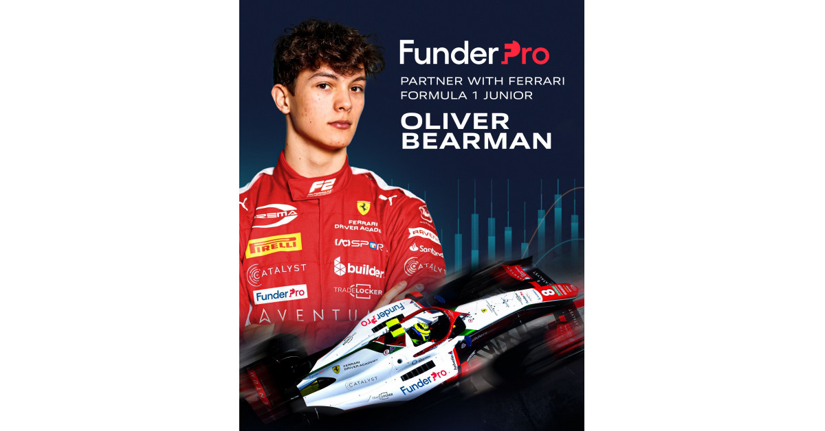 New Prop Trading Firm FunderPro Sponsors Ferrari F1 Protégé & Youngest British Formula 2 Driver ...
