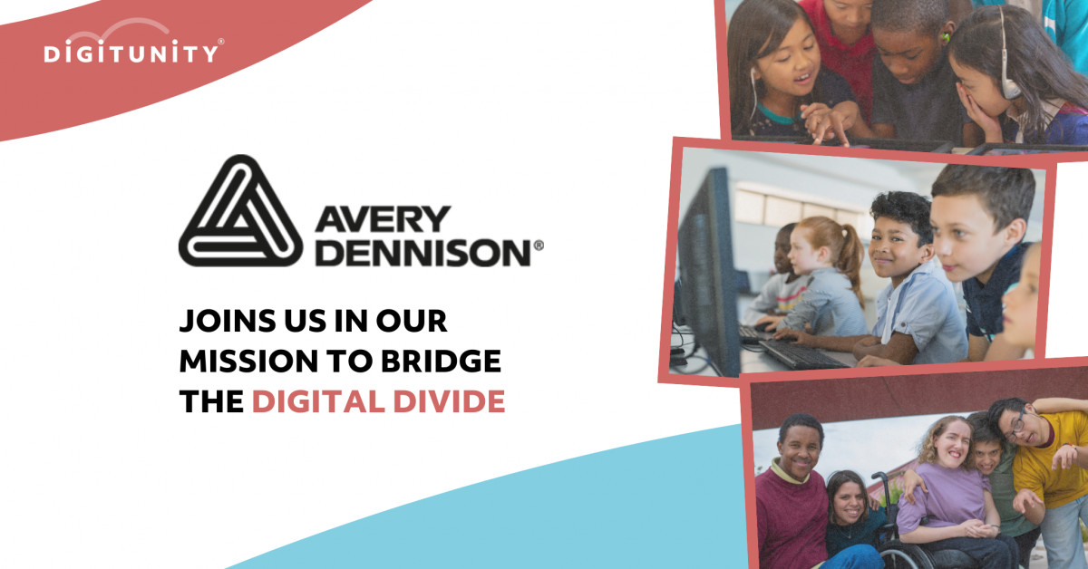 Avery Dennison Foundation Provides $10K Donation to Digitunity | Newswire
