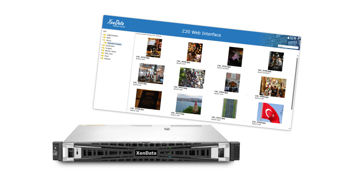 XenData Announces the Z20 Cloud Appliance Optimized for Media Files ...