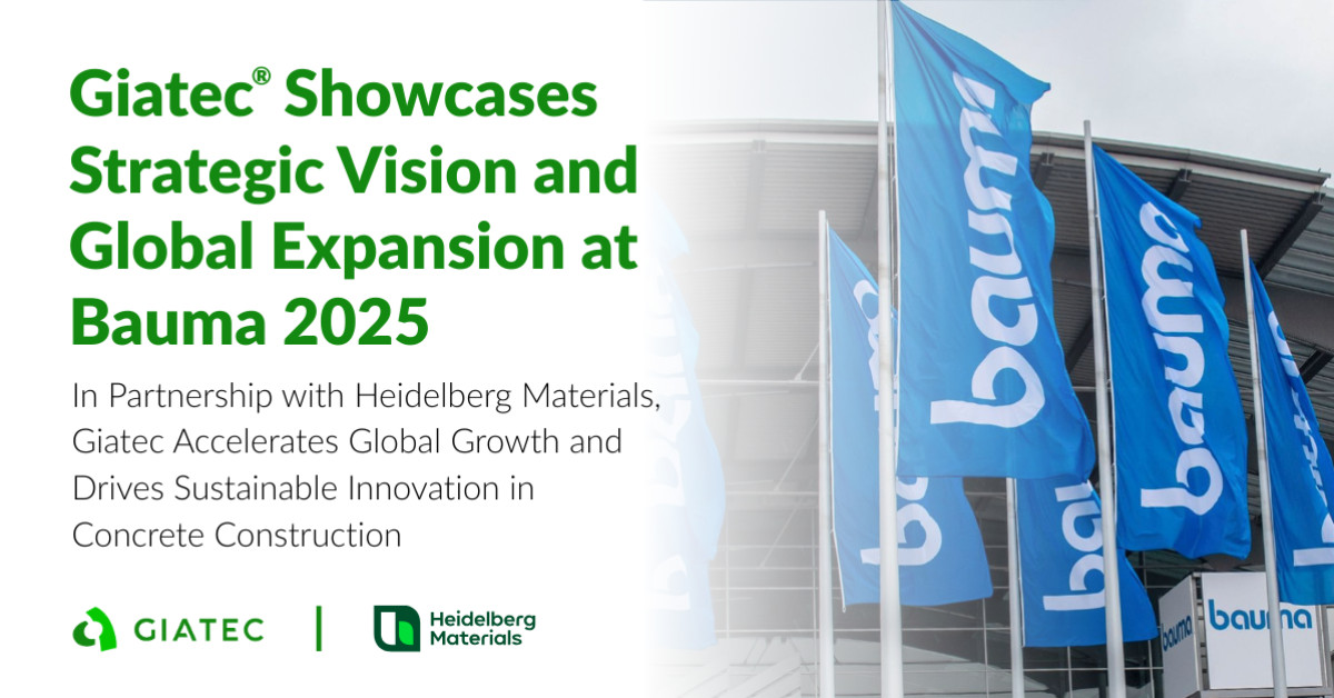 Giatec Showcases Strategic Vision and Global Expansion at Bauma 2025 ...