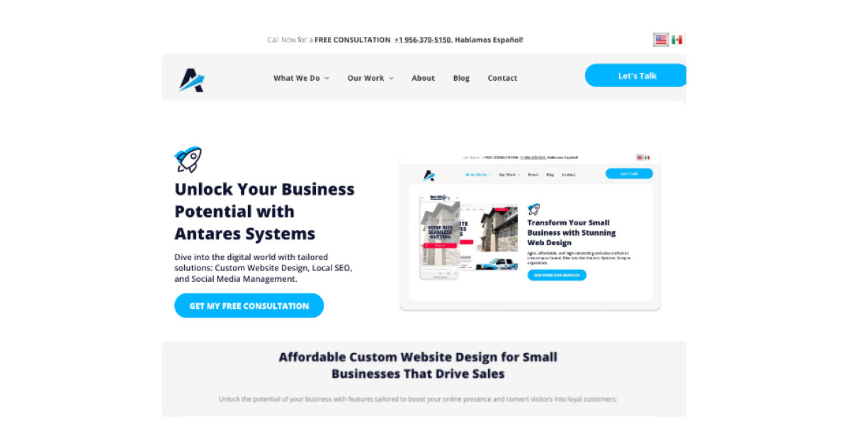 Antares Systems Unveils Specialized Web Design and Local SEO Services for Small Businesses in ...