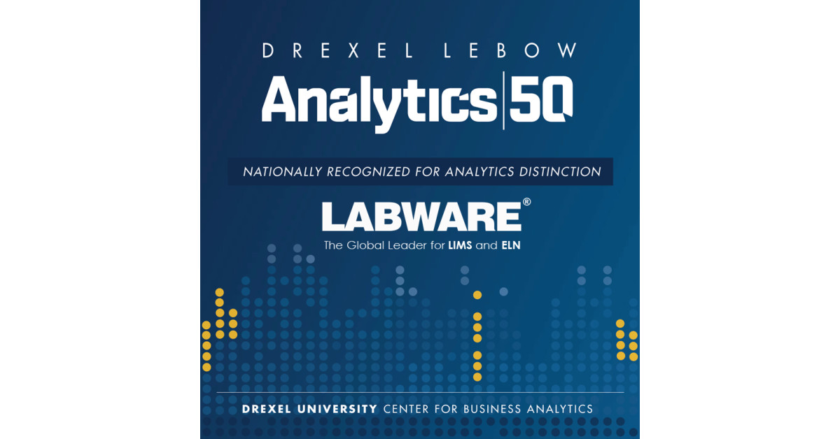 LabWare Selected as Honoree of 2023 Drexel LeBow Analytics 50 Award | Newswire