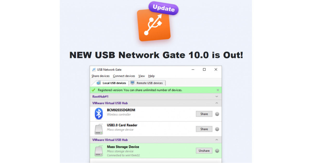 Electronic Team Releases USB Network Gate 10 Featuring Enhanced ...
