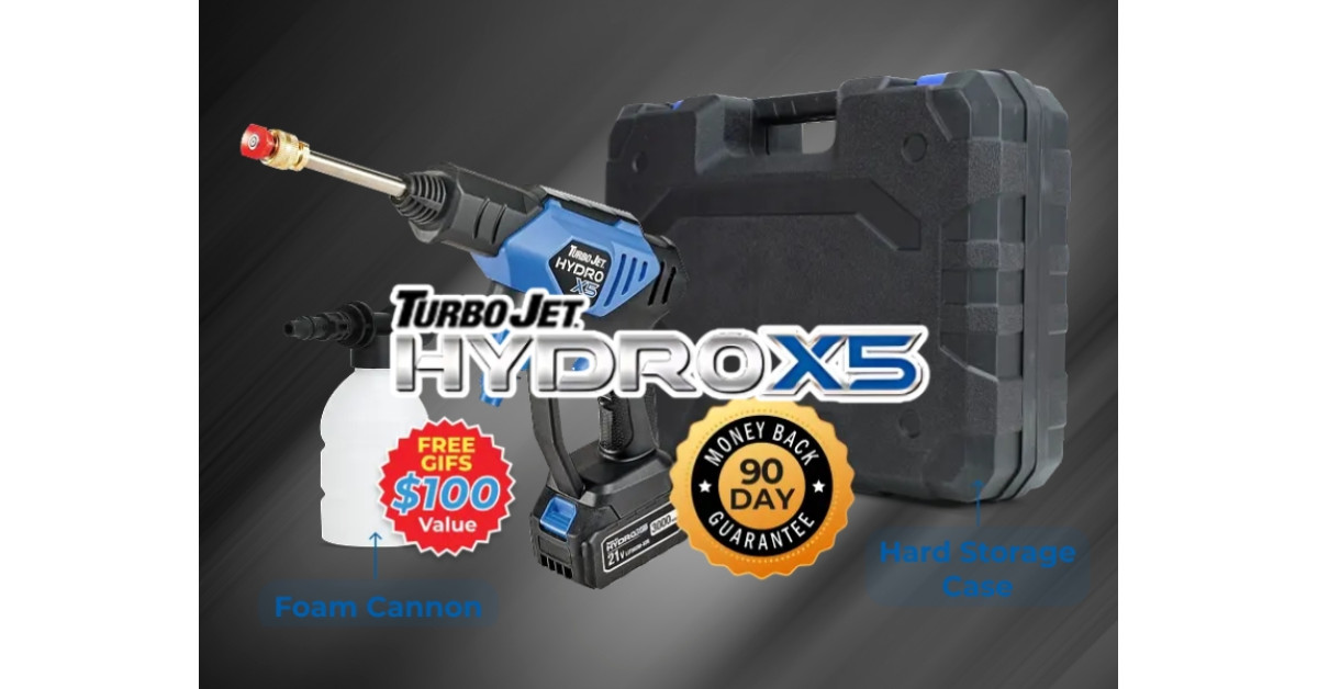 Hydro X5 Turbo Jet Power Washer Review 2025: Best Cordless Pressure ...