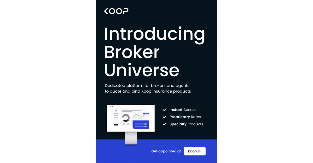 Koop Insurance Introduces Broker Universe - Platform for Brokers and ...