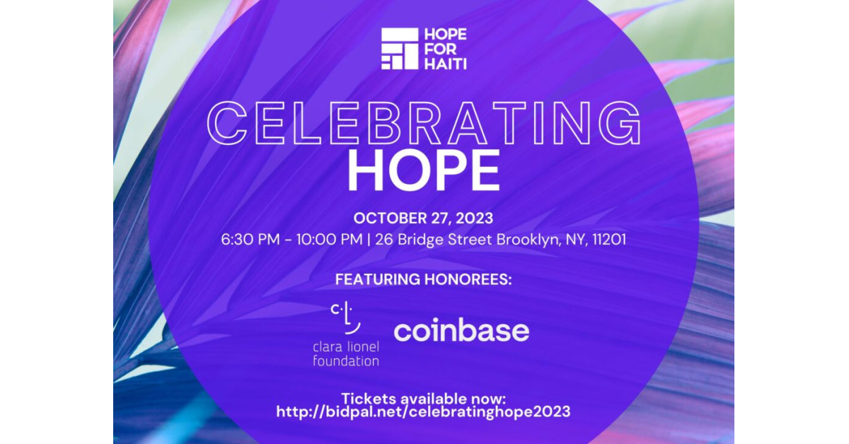 Hope for Haiti's 'Celebrating Hope' Event Promises a Night of Impact ...