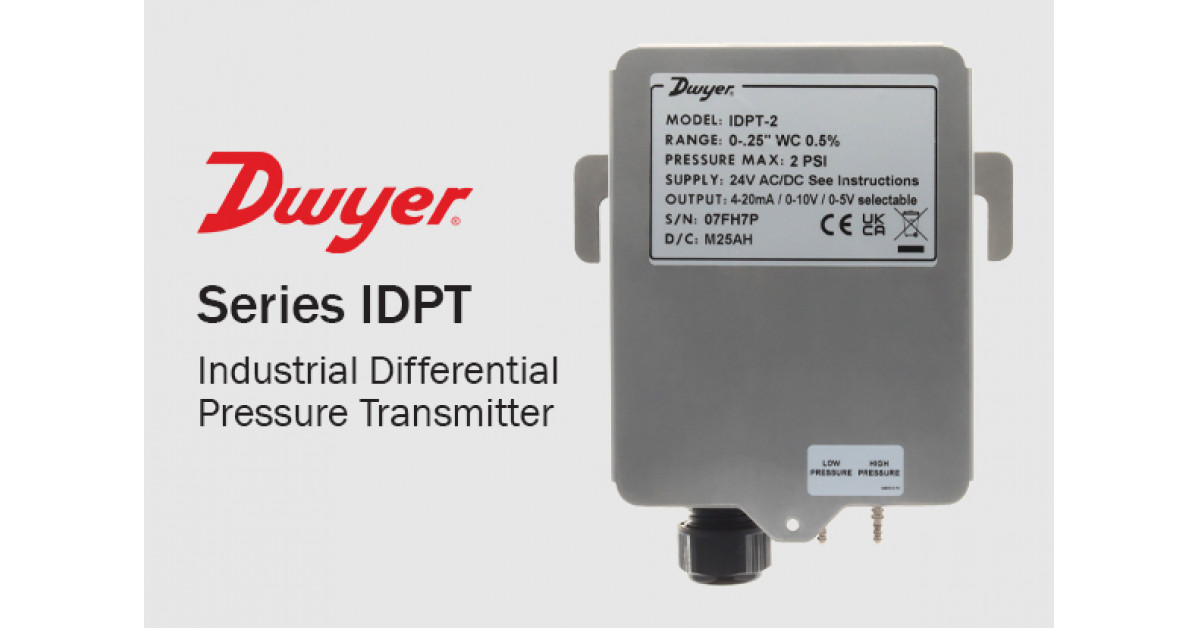 Dwyer Instruments Introduces Newest Industrial Differential Pressure ...