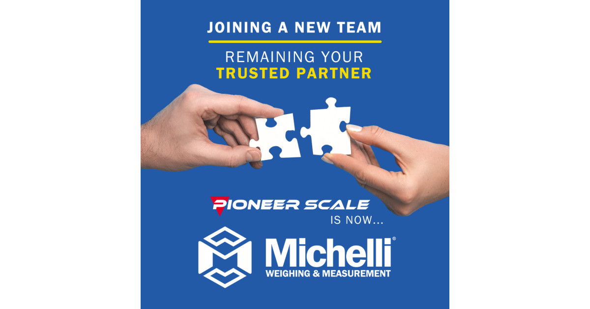 Michelli Weighing & Measurement Acquires Pioneer Scale Company | Newswire