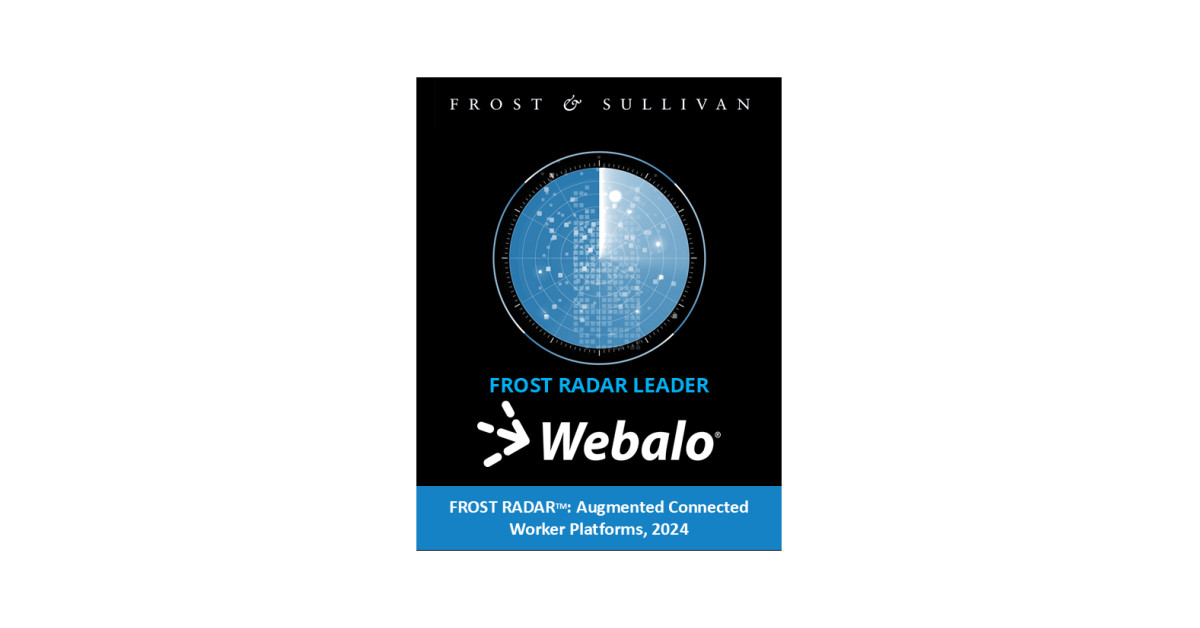 Webalo Recognized as a Leader in Frost & Sullivan’s Augmented Connected ...