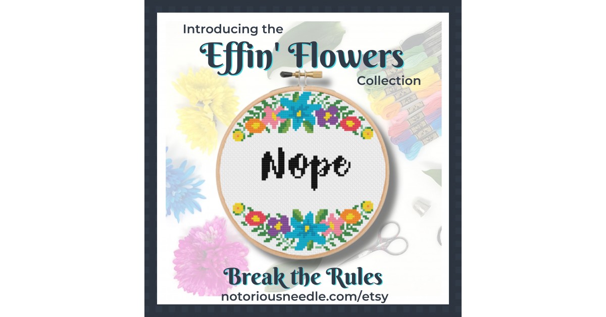 Notorious Needle Announces Grand Opening With the Effin' Flowers Cross ...