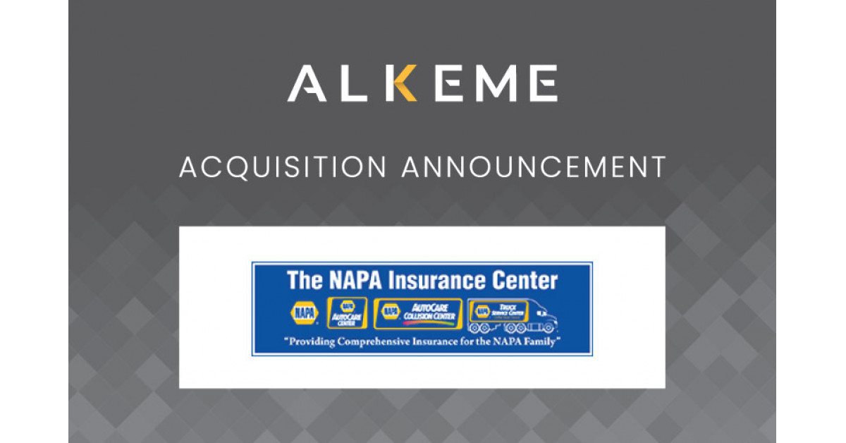 ALKEME Acquires NAPA Insurance Center | Newswire