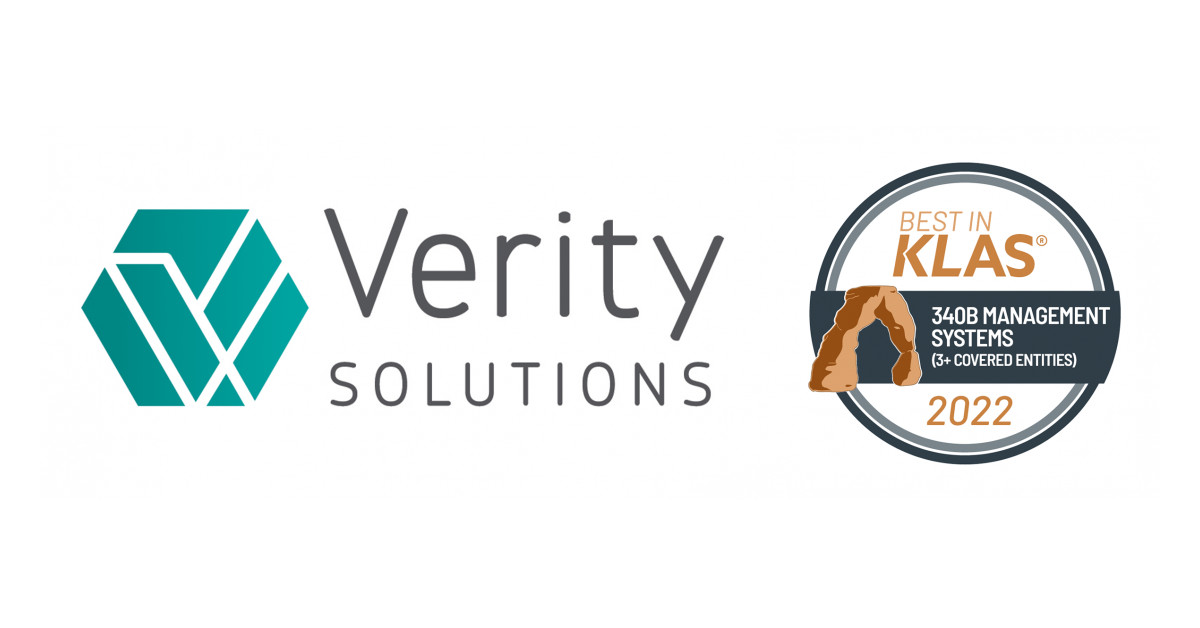 Verity Solutions Top Ranked for 340B Management Systems for Fifth Year ...