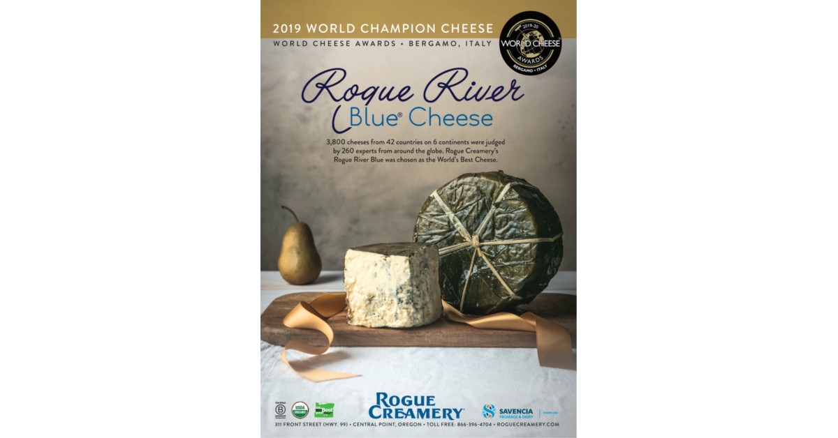 The World's Best Cheese is Now 'Made in America' as Rogue River Blue ...