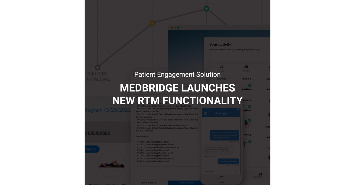 MedBridge Launches New Functionality for Remote Therapeutic Monitoring ...