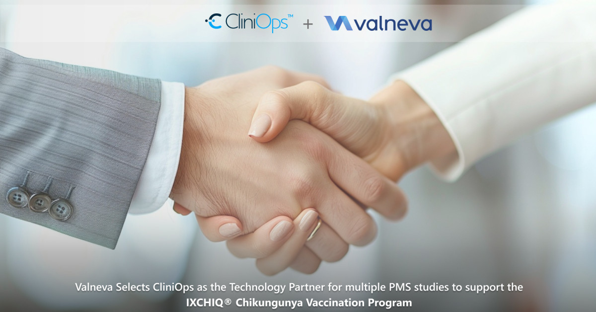Valneva Selects CliniOps as the Technology Partner for Multiple Post ...