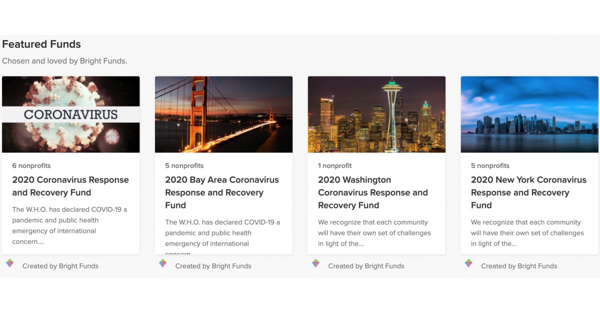 Bright Funds Announces Doubled Donation Volume Resulting From Generous ...