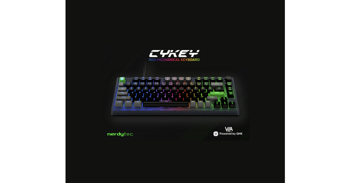 nerdytec Launches Precision-Engineered CYKEY Mechanical Keyboard for ...
