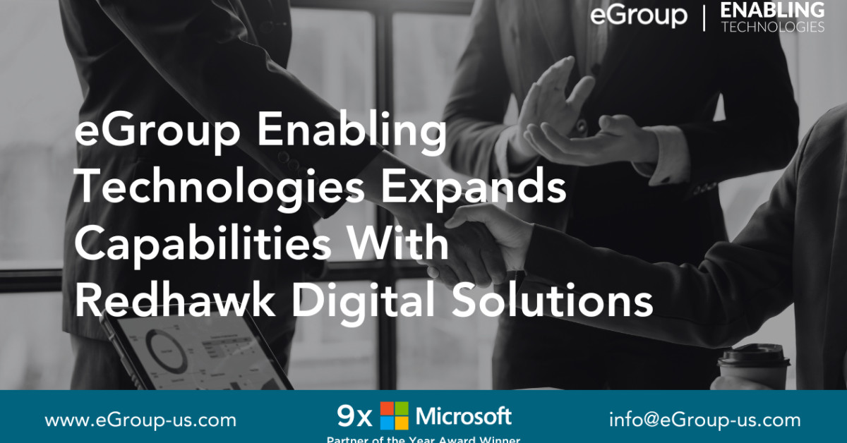 eGroup Enabling Technologies Expands Capabilities With Redhawk Digital ...
