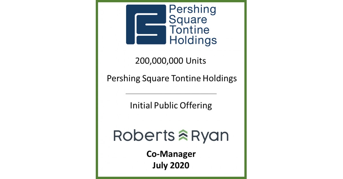 Roberts & Ryan Selected as Co-Manager in Pershing Square Tontine ...