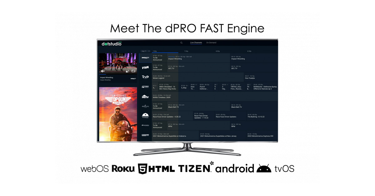dotstudioPRO Launches 'dPRO FAST Engine', the Streaming Industry's Only ...