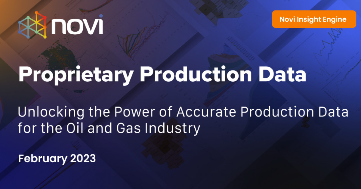 Novi Adds Proprietary Production Data to Its Industry-Leading Insight ...