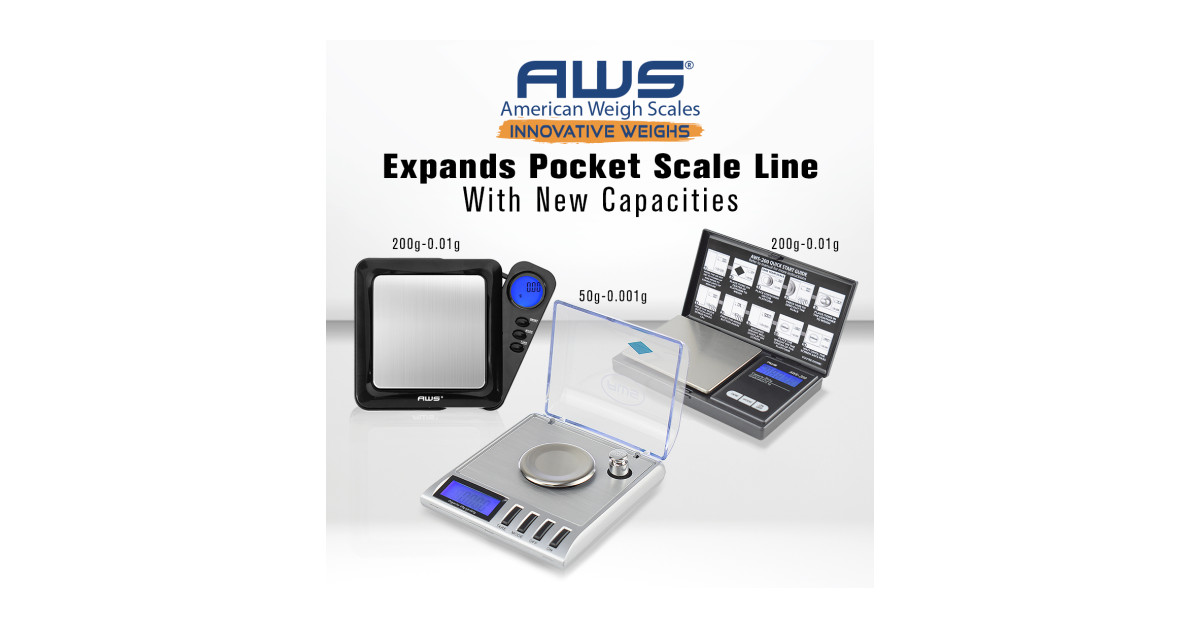 American Weigh Scales Expands Pocket Scale Line With Innovative ...