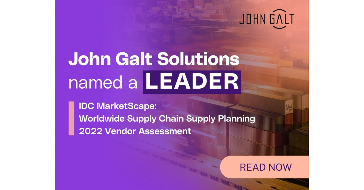John Galt Solutions Named a Leader in IDC MarketScape Worldwide Supply ...
