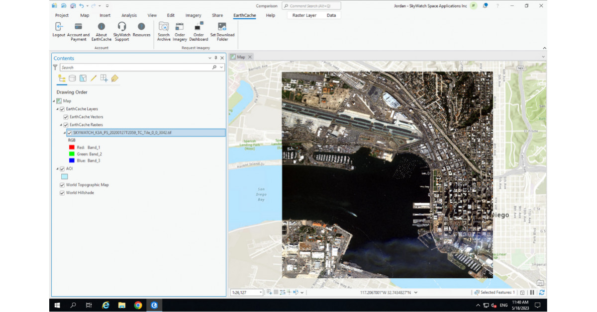 SkyWatch Announces EarthCache for ArcGIS Pro | Newswire