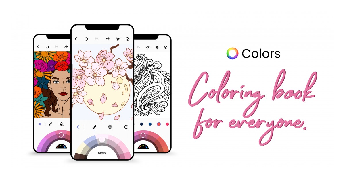 Tap to Color: Free Coloring Book App 'Colors' Launches Globally | Newswire