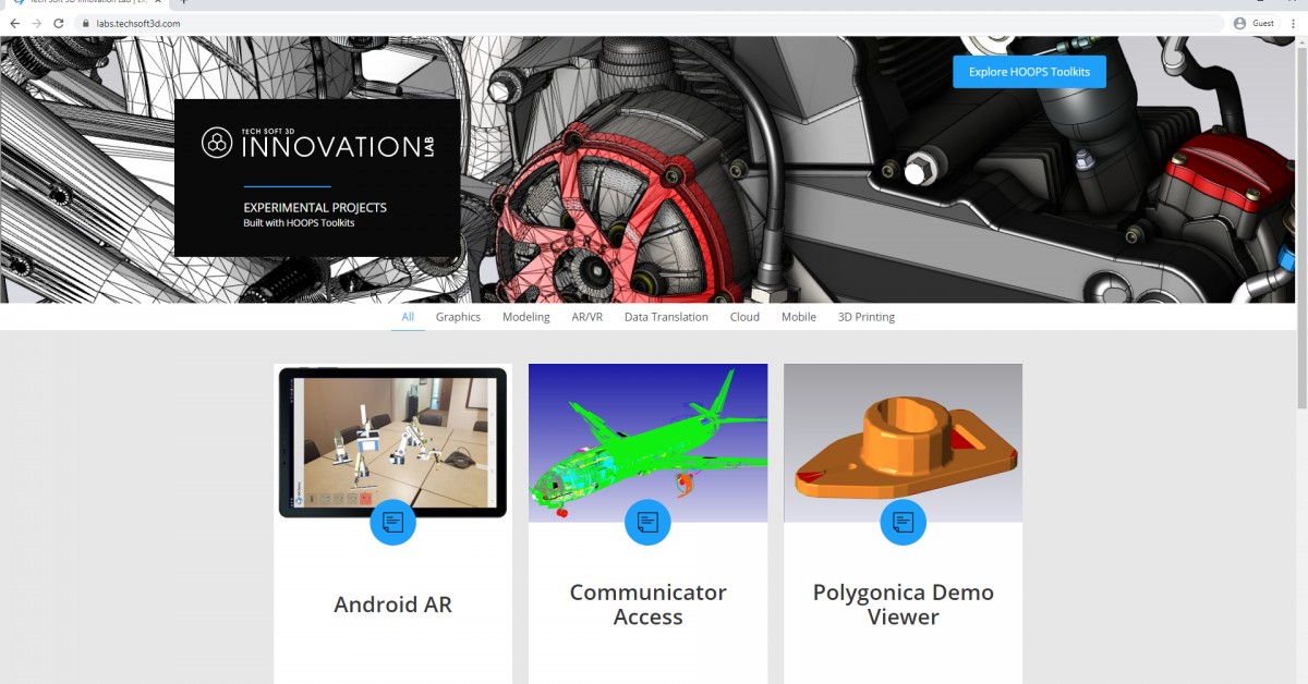 Tech Soft 3D Innovation Lab Showcases Advanced 3D Applications for ...