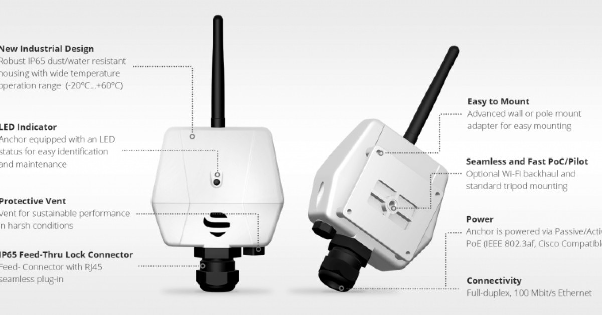 Sewio Releases a New Industrial Anchor to Perfect Industrial RTLS ...