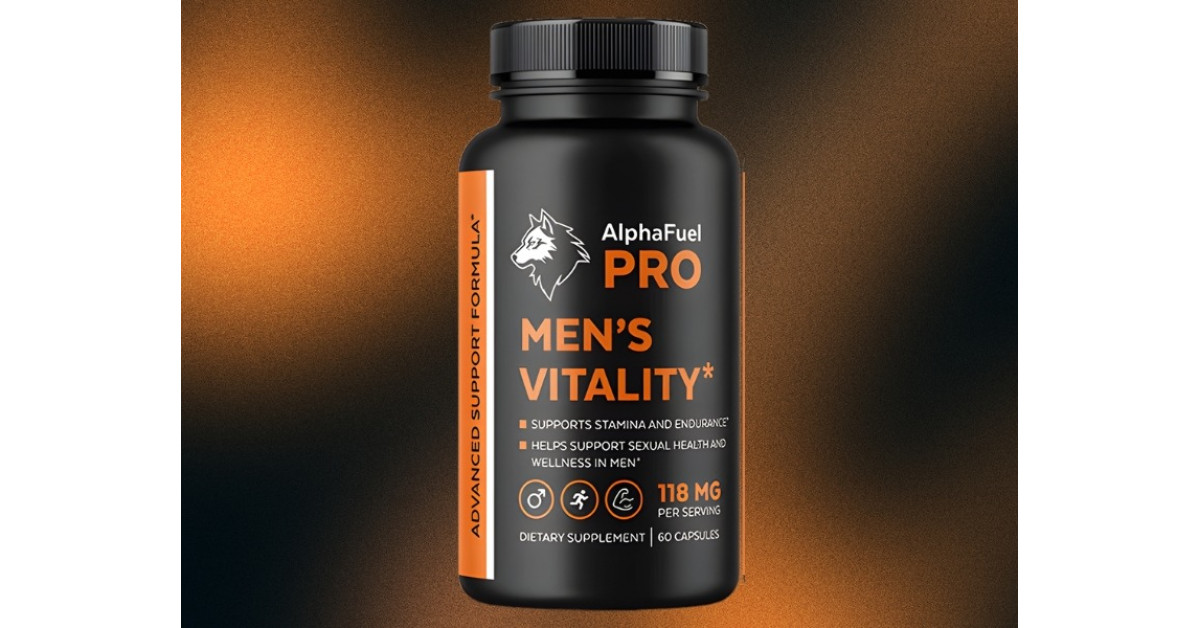 AlphaFuel Pro Men's Vitality: Botanical Circulation Support Formula ...