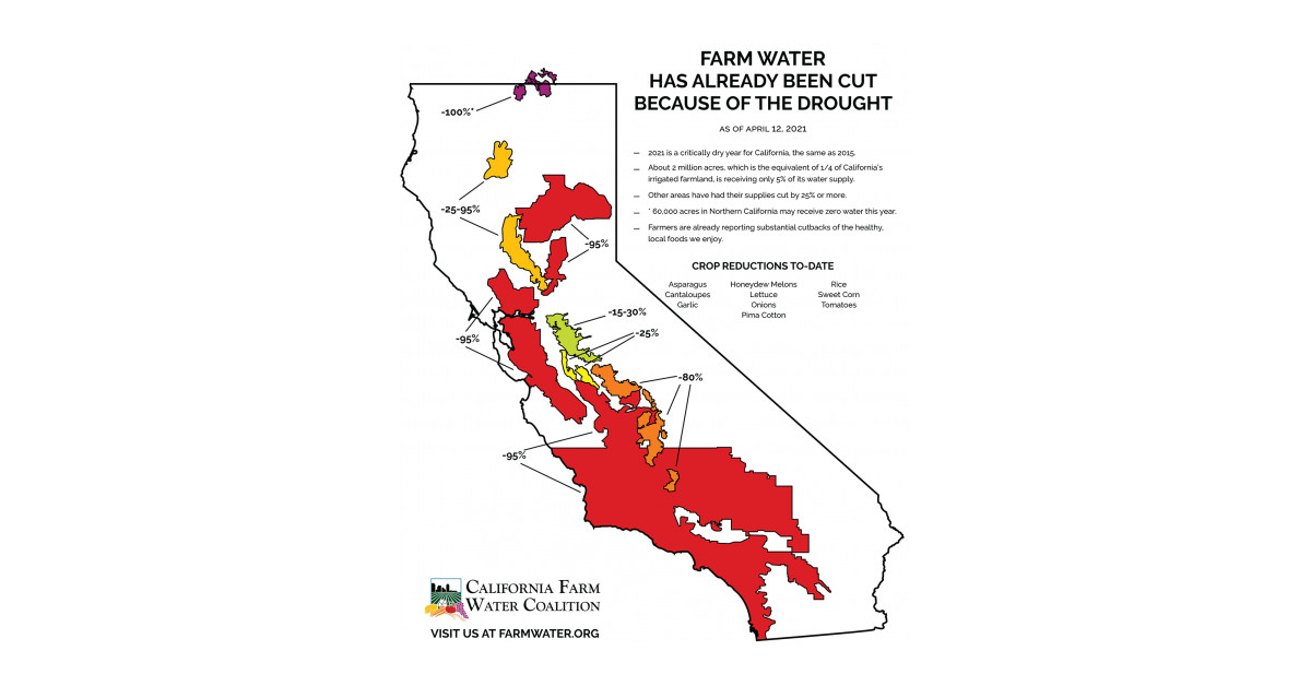 New Map Shows California Farms Have Already Seen Water Cut by as Much ...
