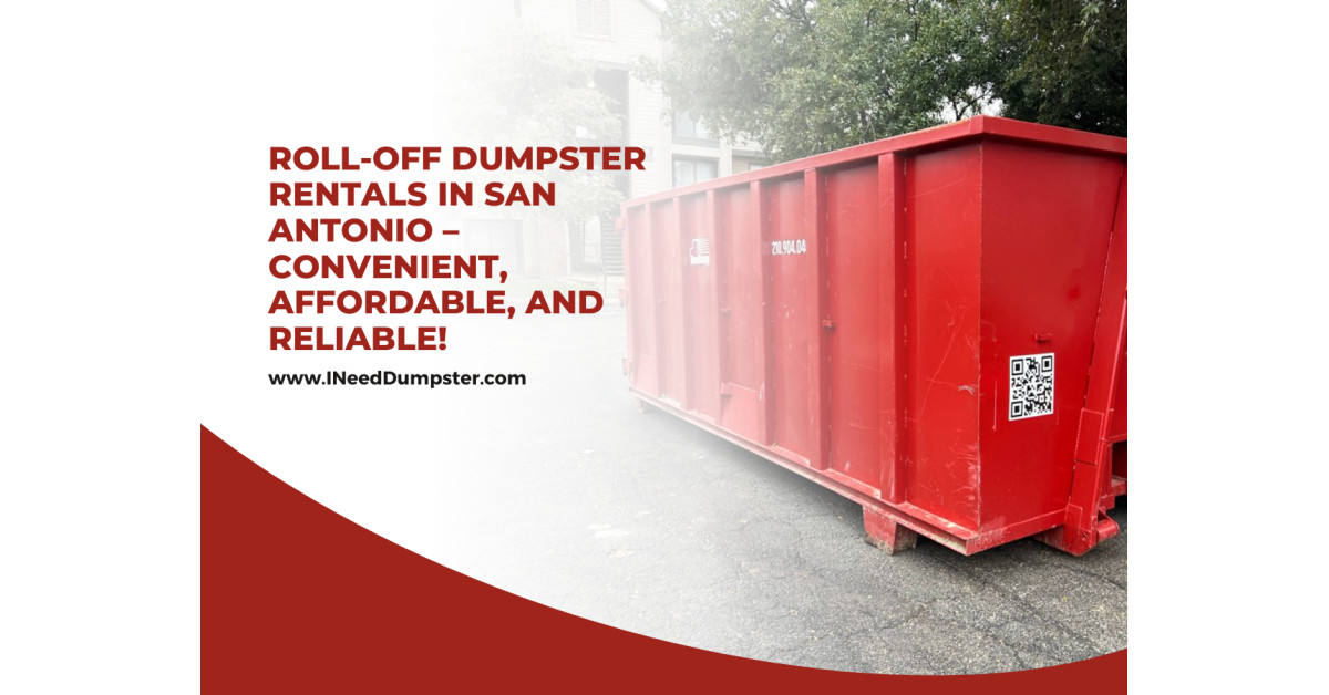 I Need Dumpster Delivers Premium Roll-Off Dumpster Rental Services in ...