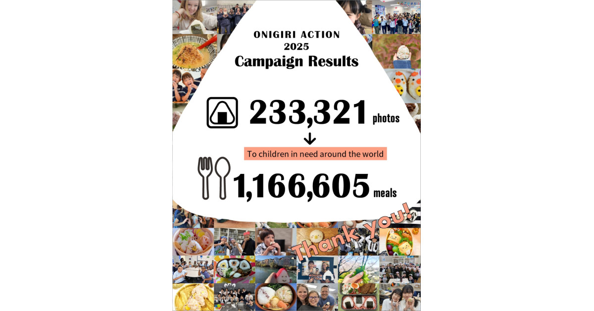 TABLE FOR TWO's 2025 ONIGIRI ACTION Campaign Provides 1.1 Million ...