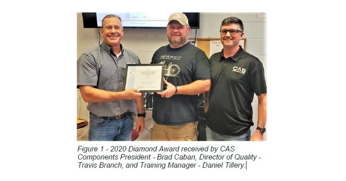 CAS Receives FAA Diamond Award for Training Excellence for the Fifth ...
