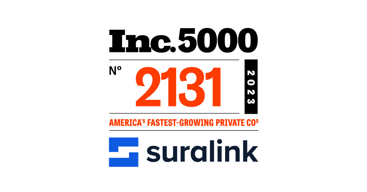 Suralink Named in 2023 Inc. 5000 List of Fastest-Growing Private ...