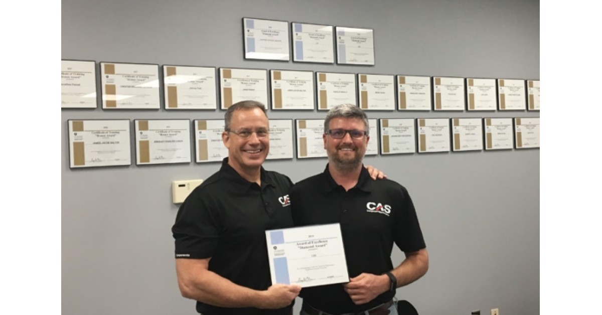 CAS Receives FAA Diamond Award for Training Excellence for the Fourth ...