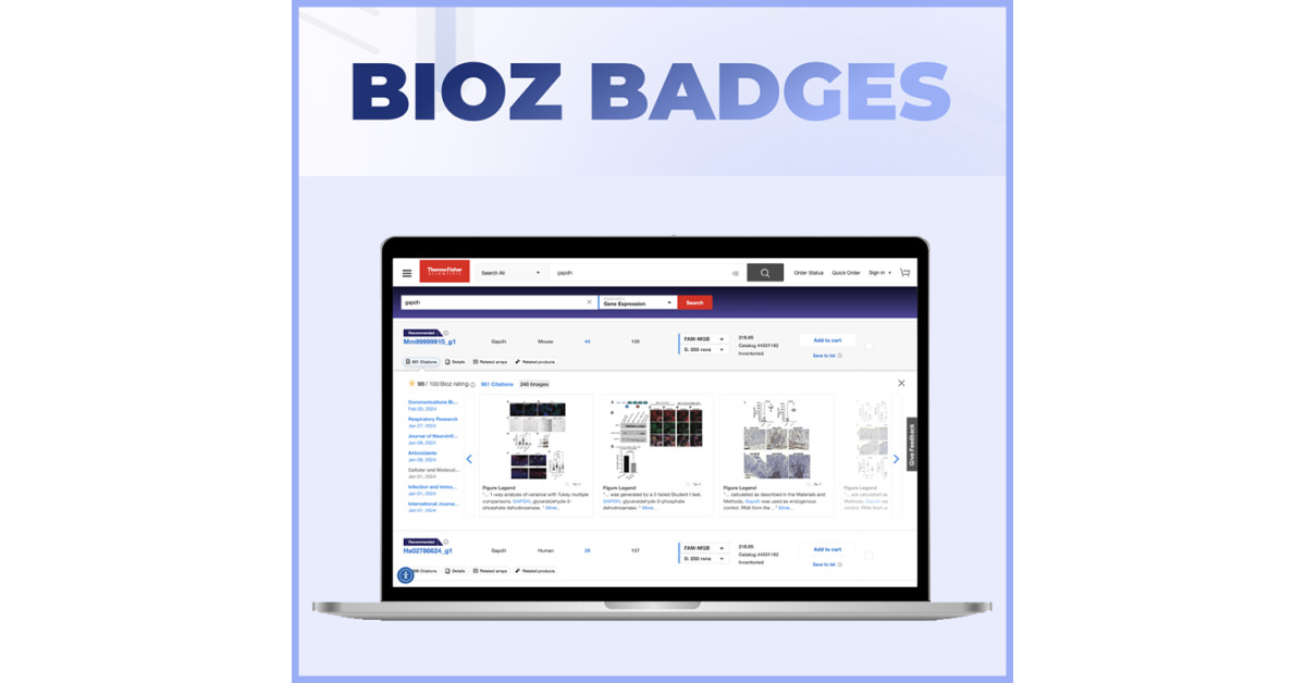Bioz Badges: Transforming Digital Marketing for Scientific Product ...
