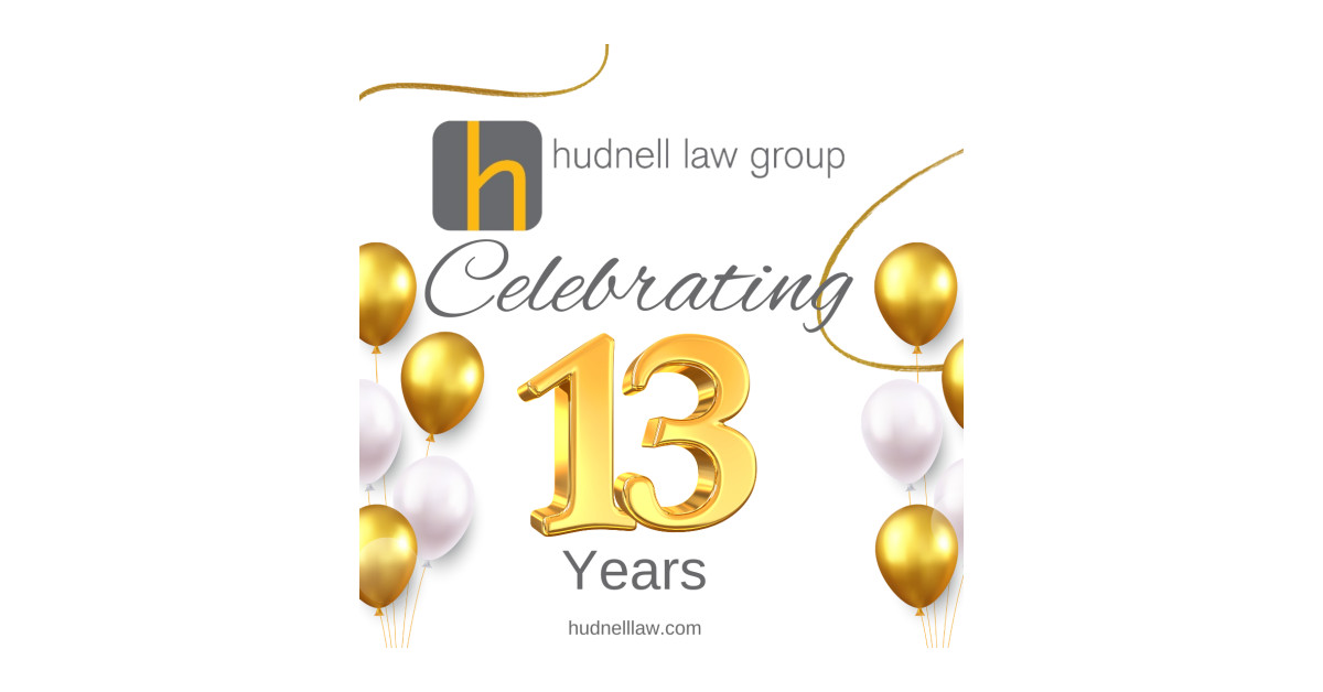 Hudnell Law Group Marks 13th Anniversary | Newswire