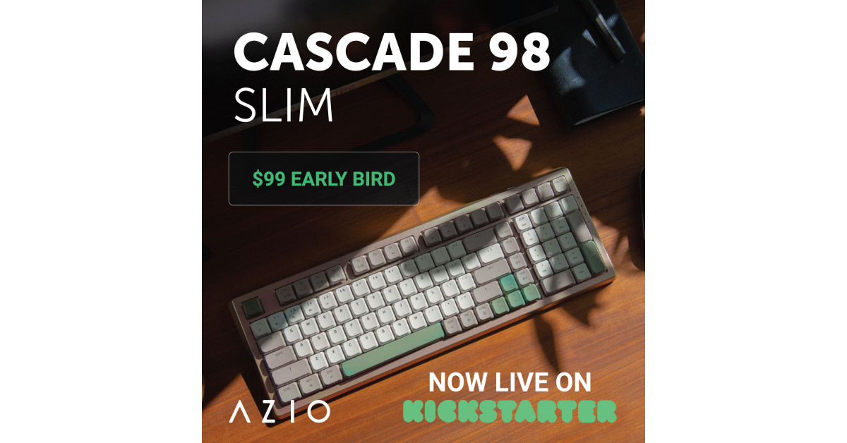 AZIO Launches Cascade 98 Keyboard, the First Low-Profile Mechanical ...