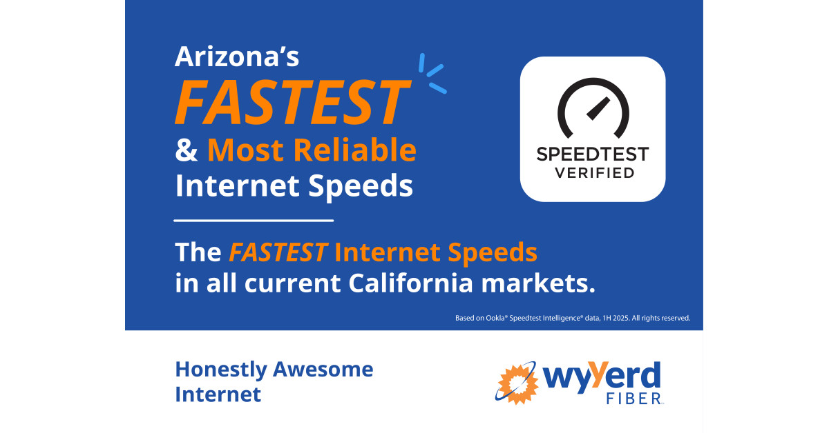 Wyyerd Fiber Ranks Arizona's Top-Rated Provider With Fastest & Most ...