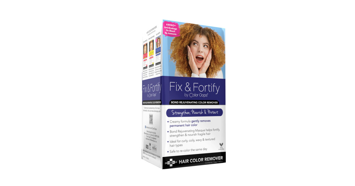 Color Oops Announces Fix & Fortify: The Bond Rejuvenating Color Remover ...