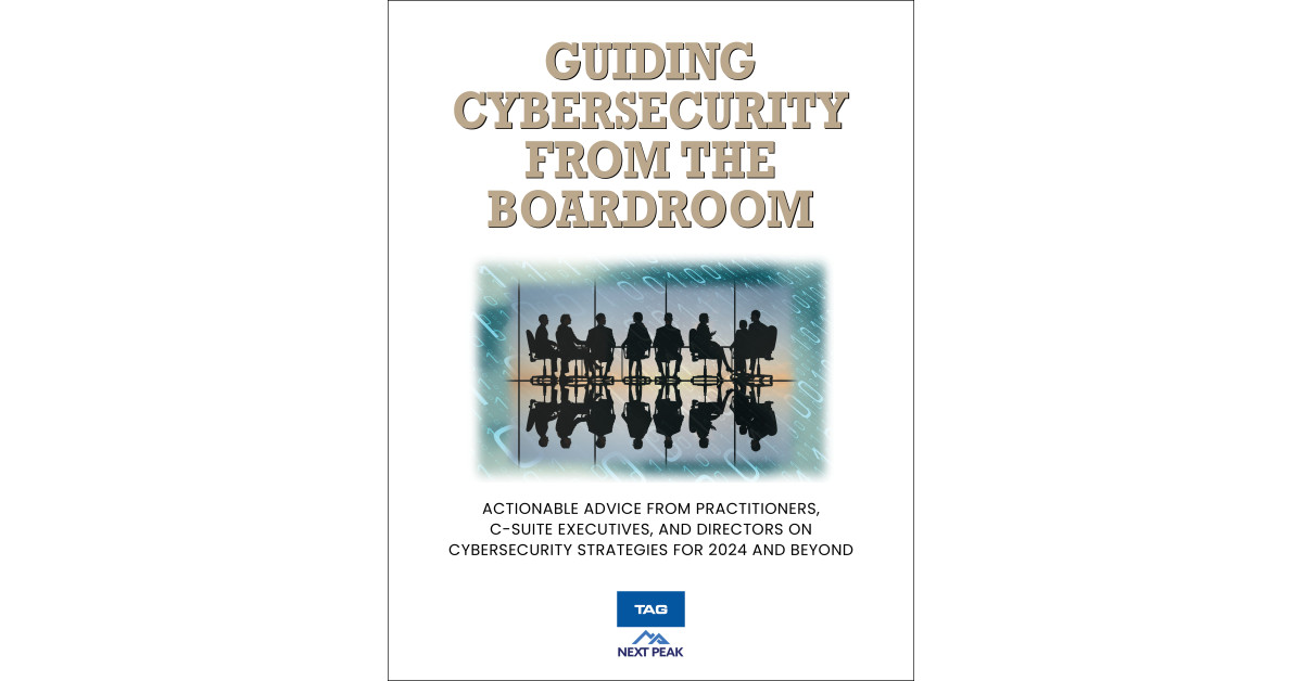 New Book From TAG Aims to Help Directors Bone Up on Cybersecurity ...