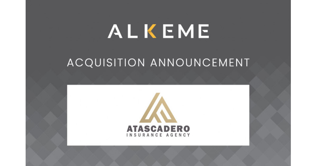 ALKEME Acquires Atascadero Insurance Agency | Newswire