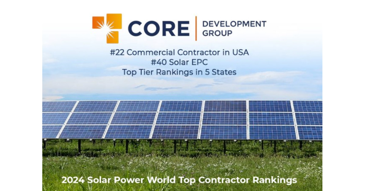 Core Development Group Named a 2024 Top Commercial Solar Contractor by ...