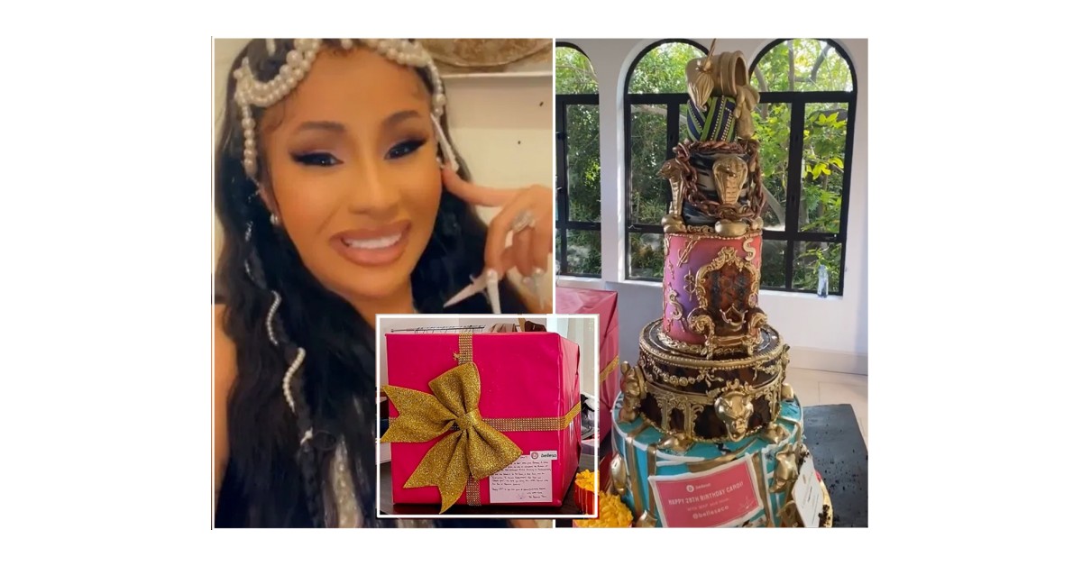 Cardi B Shows Off Bellesa Sex Toys, Vibrators & Extravagant Five-Tier ...