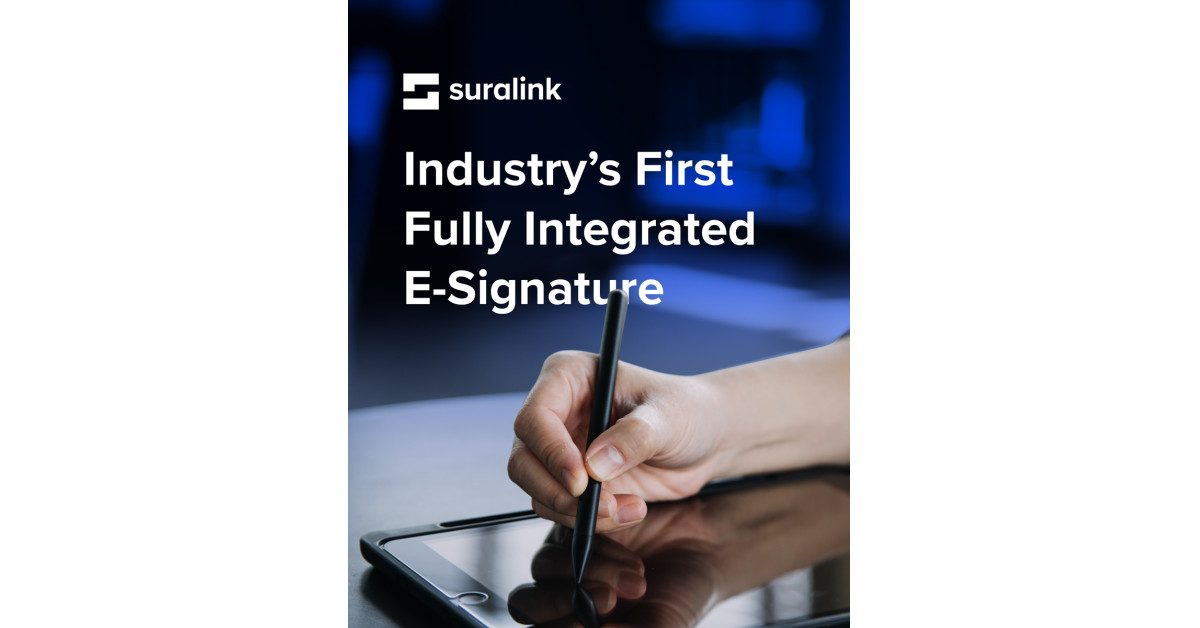 Suralink Announces the Industry’s First Fully Integrated E-Signature ...